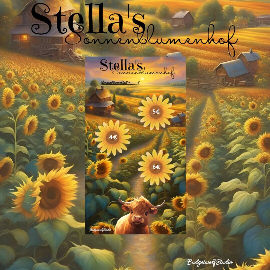 Savings Challenge Stella's Sunflower Farm Crossing Challenge Envelope ...