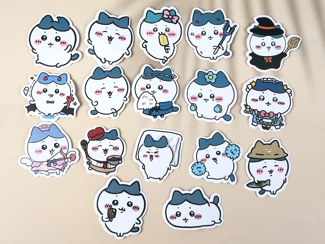 60 Chiikawa Stickers Chiikawa Cute Sticker Pack Chiikawa Pvc Stickers ...