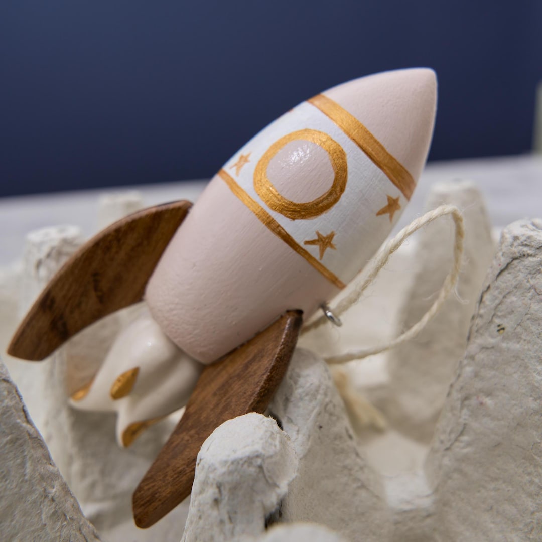 Vintage Rocket Ornament Rocket Christmas Ornament Christmas Tree Decor ...