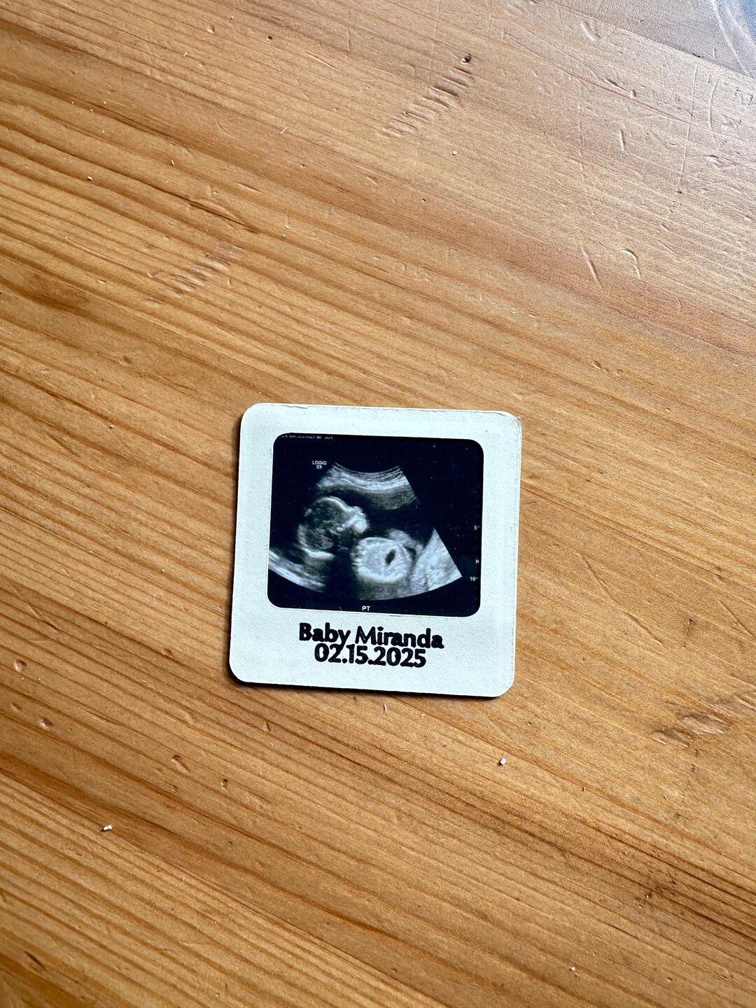 Ultrasound/photograph Confetti & Cake Topper - Etsy