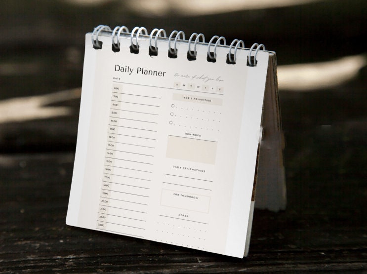 Daily Planner SVG, Ultimate Daily Planner Clipart, SVG Files, PNG File ...
