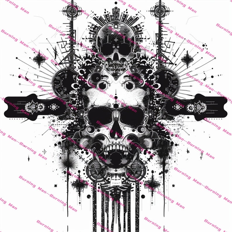 20 Burning Man Png,skeleton Pngburning Man Art Print,transparent Png ...