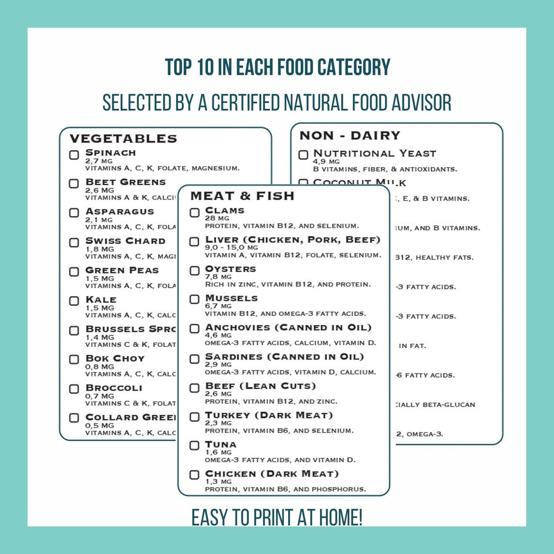 Iron Rich Foods | Iron Rich Foods List | Iron Rich Meats | High Iron ...