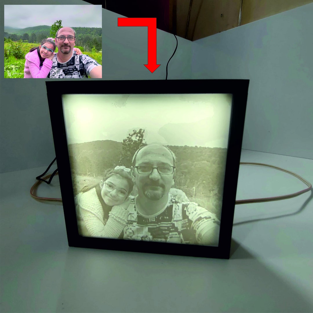 Custom 3D Printed LED Night Light ,lithophane Customizable Night Light ...
