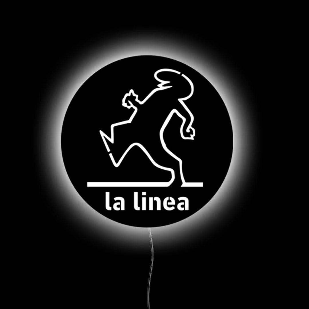 La Linea Metal Led Wall Sign , La Linea Wall Decor,wall Decoration La ...