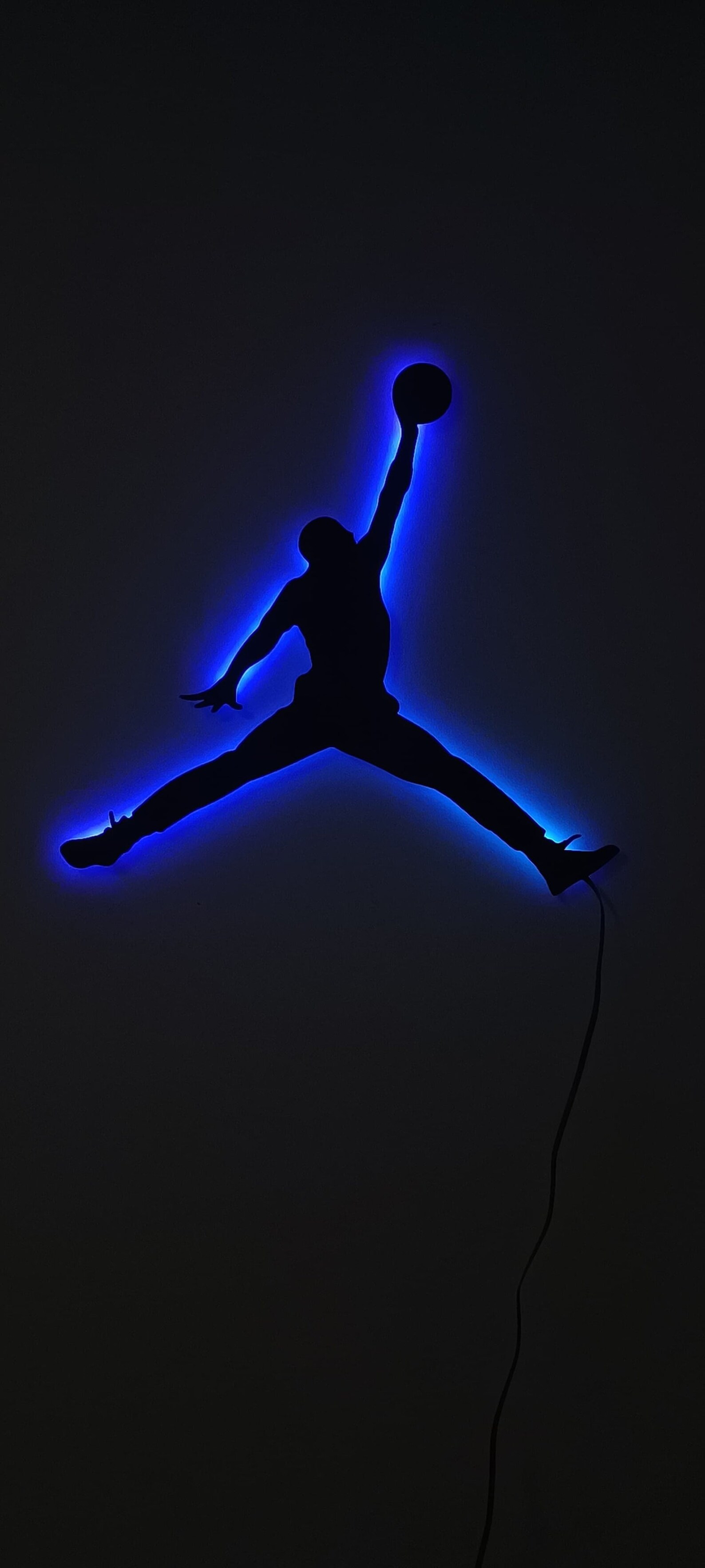 Michael Jordan Jumpman Metal Led Wall Sign,, NBA Legend Led Sign ...