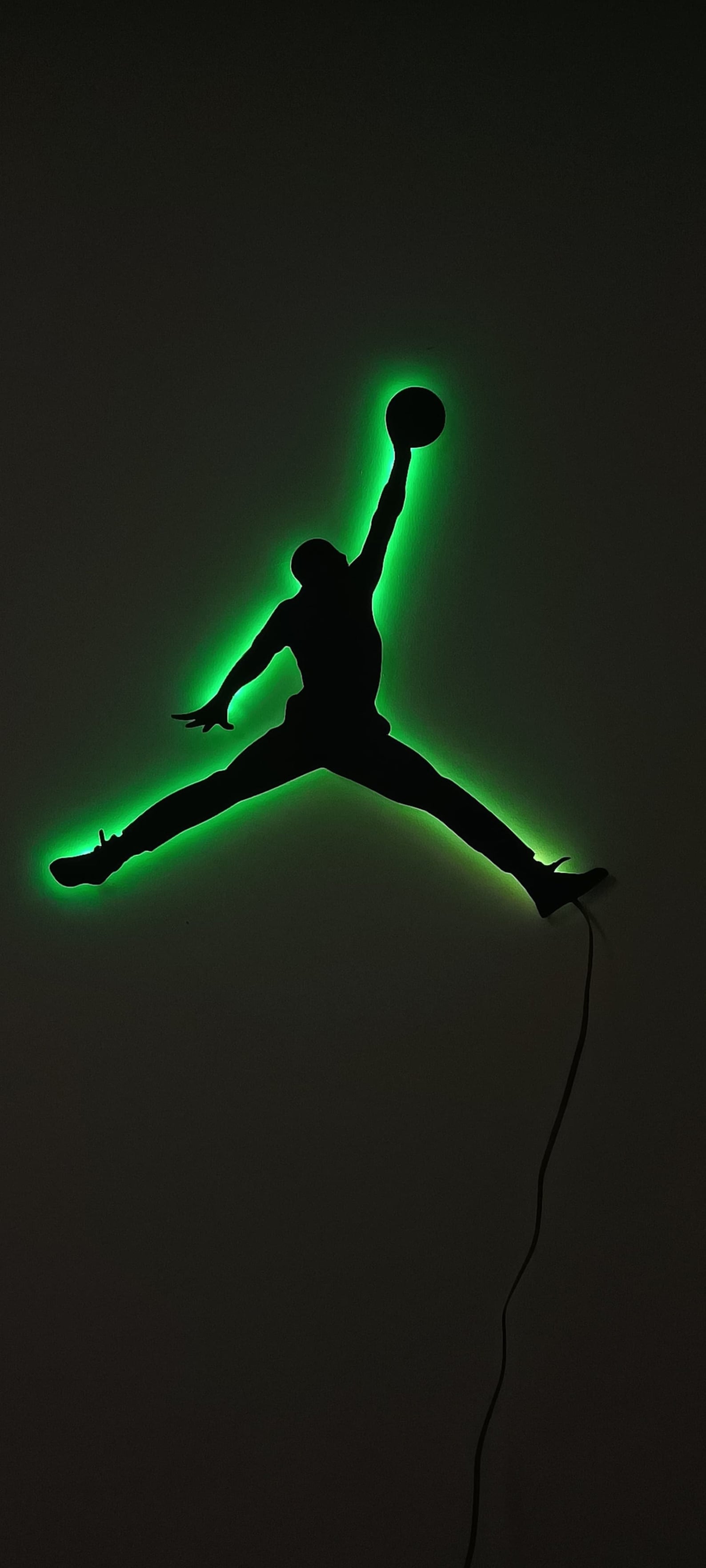 Michael Jordan Jumpman Metal Led Wall Sign,, NBA Legend Led Sign ...