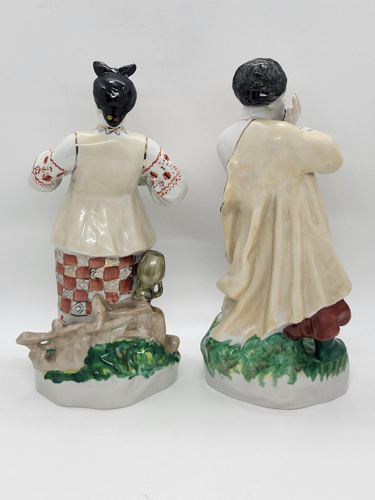 Vintage Porcelain Odarka and Karas.ussr - Etsy
