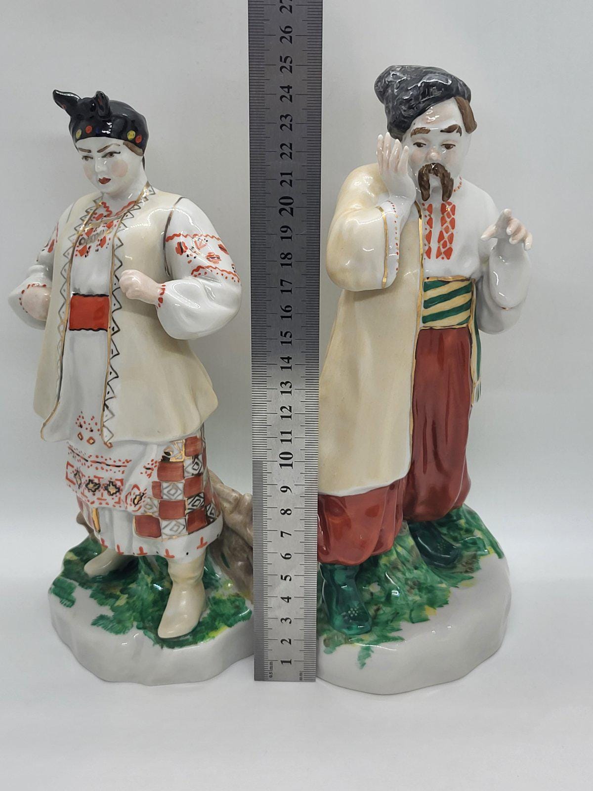 Vintage Porcelain Odarka and Karas.ussr - Etsy