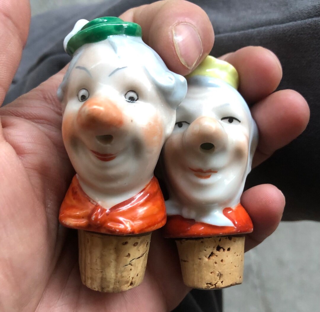 Vintage Porcelain Pouring Stoppers. - Etsy