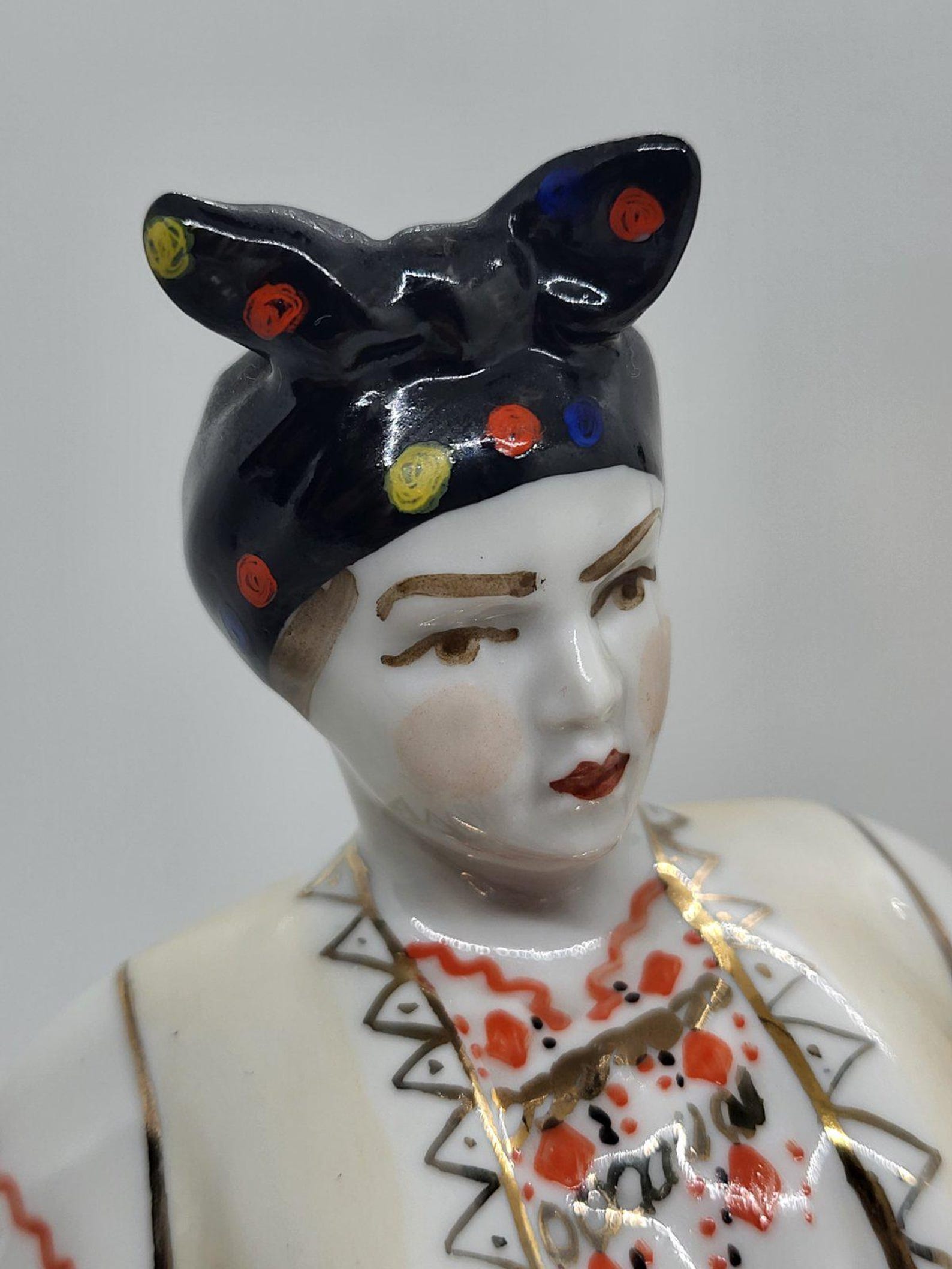 Vintage Porcelain Odarka and Karas.ussr - Etsy