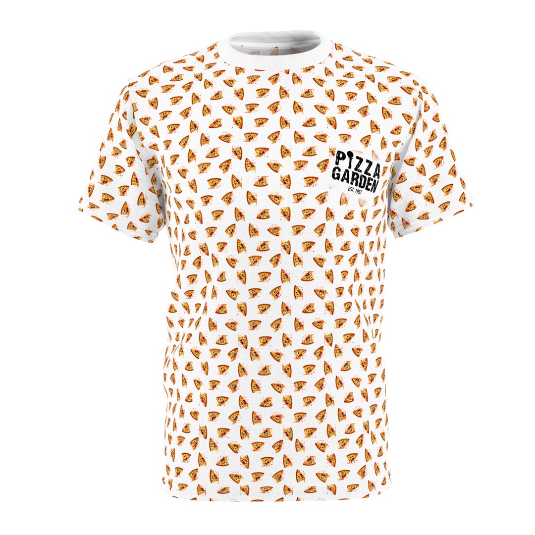 Premium Pizza Print T-shirt | Luxury Microfiber Apparel | Breathable ...