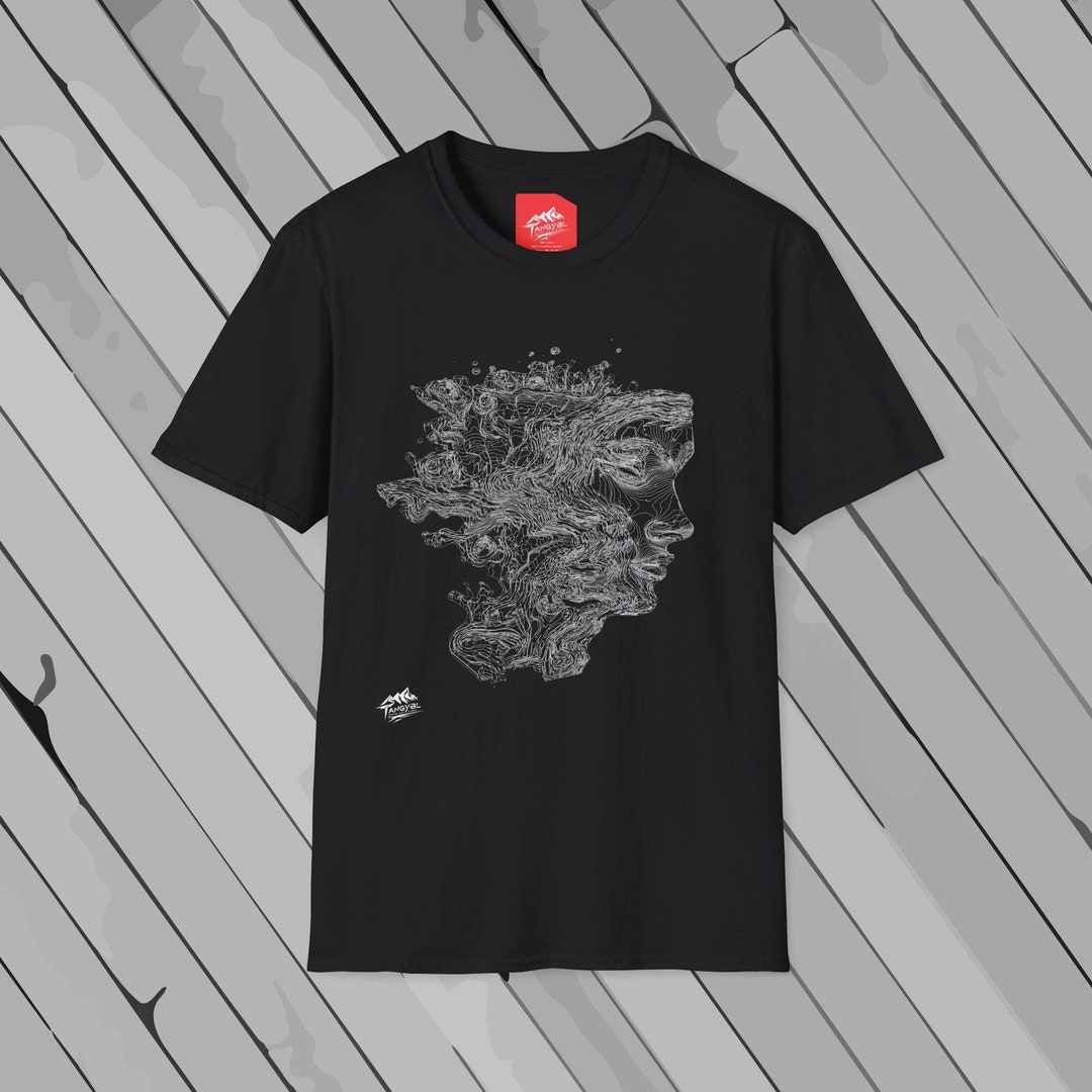 Topographical Beauty, Elevation Contour Map Style Line Are Womans ...