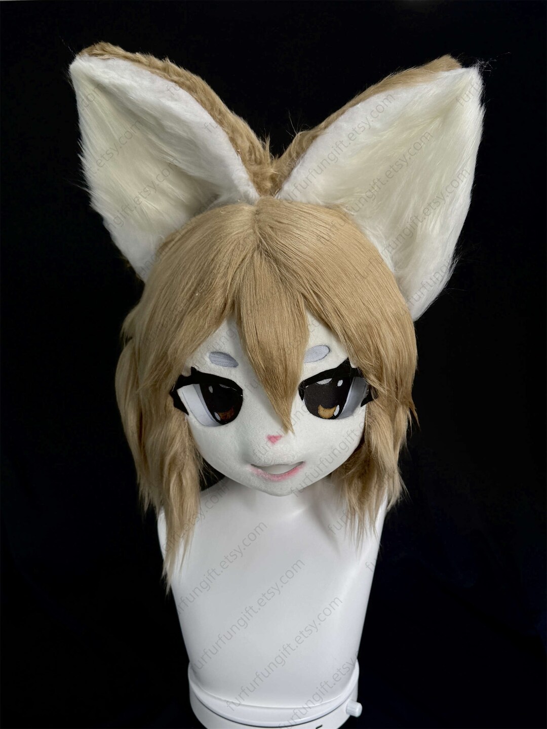 Brown Bear Girl Custom Premade Fursuit Head Kig Furry Mask Fursona ...