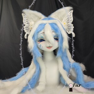 Mermaid/scylla/siren Fursona Fluffy Costume ,finished Fursuit Head ...