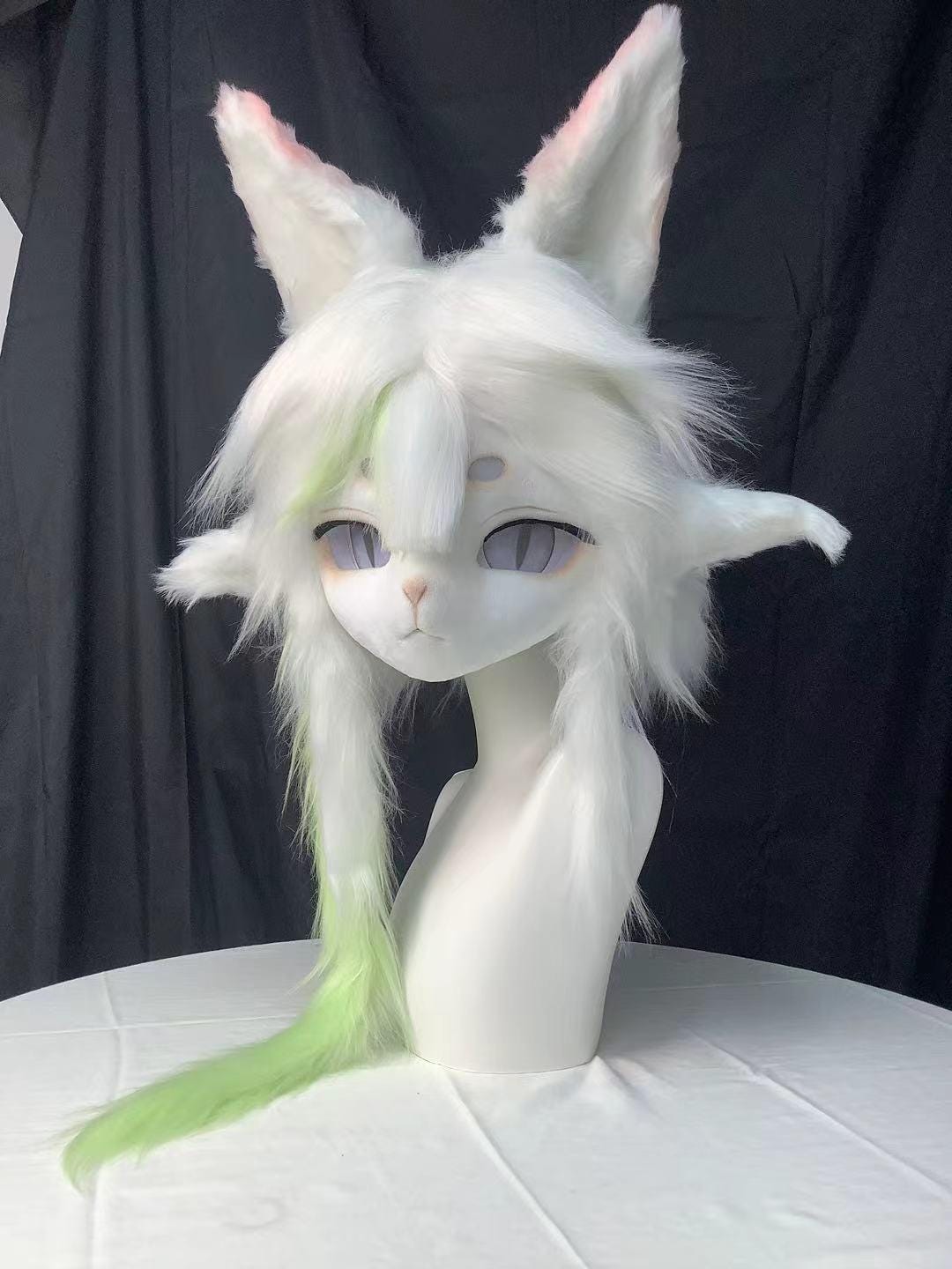 Fox Fairy, Fursuit Head Commission, Premade Kemono Furry Mask, Custom ...