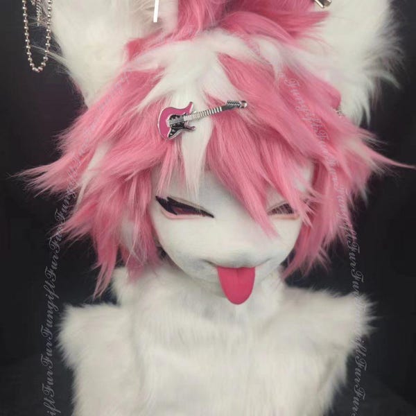 Bloody Fox Killer Puppy Fursuit Head,furry Commission, Premade Kemono ...