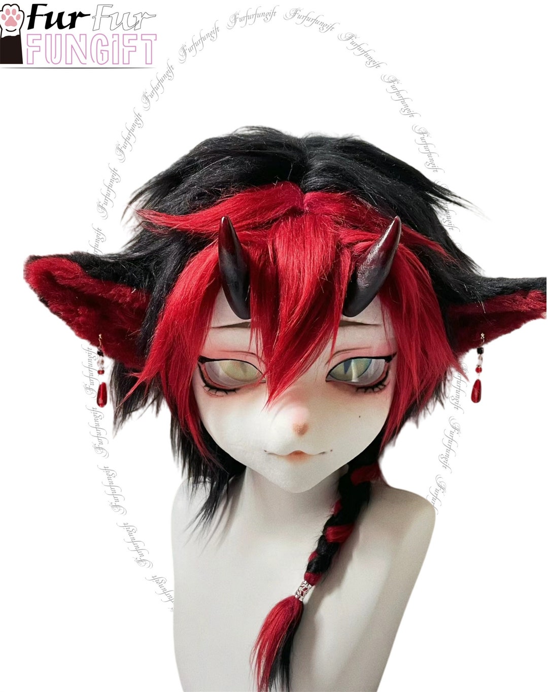 Red Fox Cheap Furry Commission High Quality, Premade Kemono Mask ...