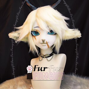 Demon Deacon Goat With Glasses Fursuit Head,furry Commission, Premade ...