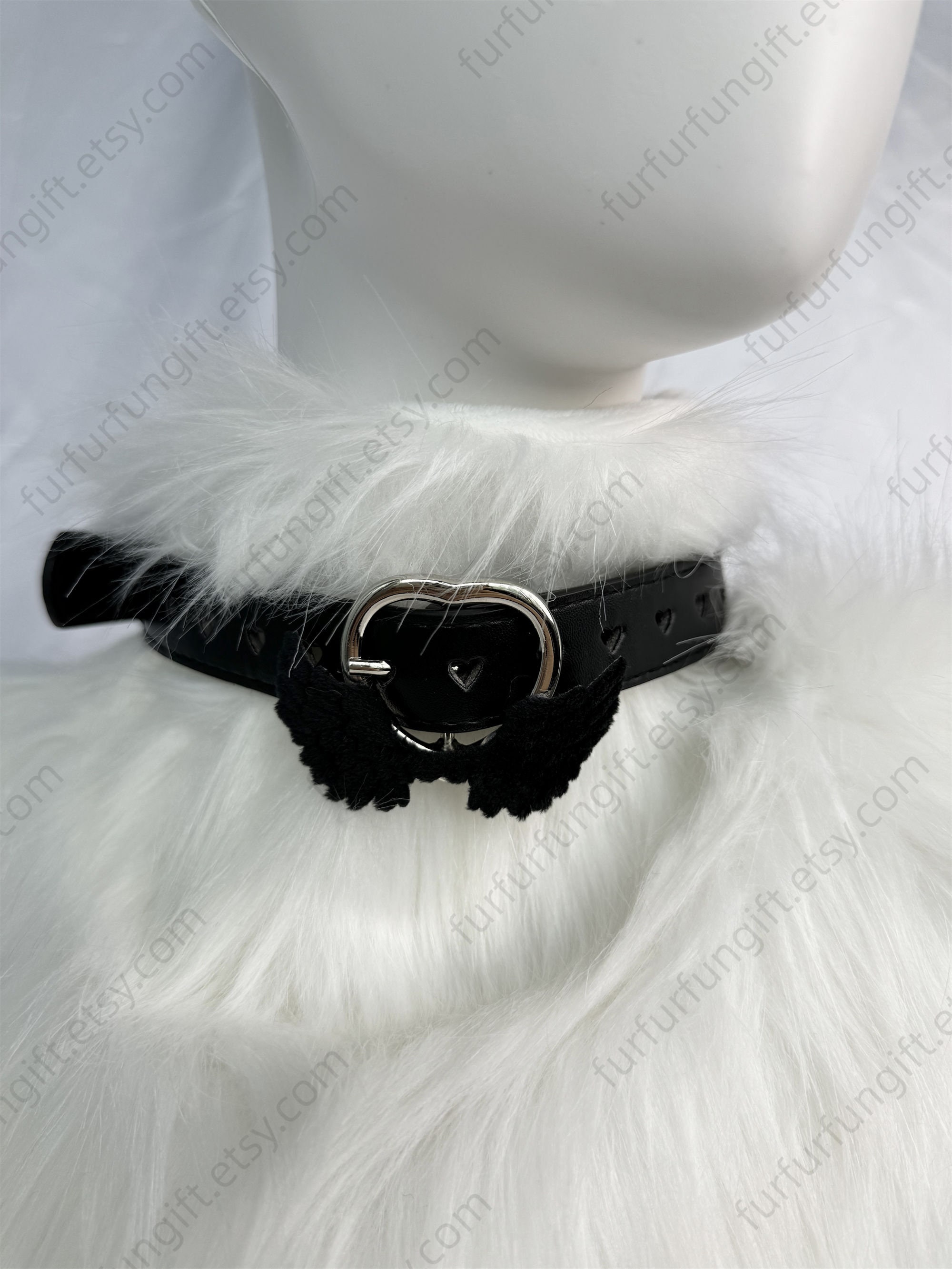 6 Colors Love Choker for Furry, Fursuit Collar With Angel Wings ...