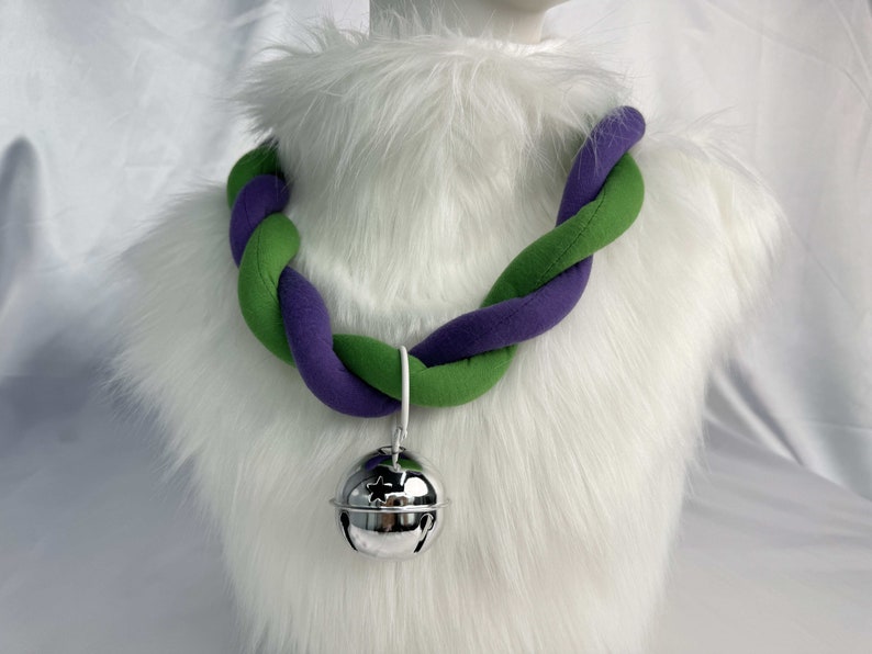 Custom Fursuit Collars With Bell, Furry Necklace, Fursona Choker, Cute ...