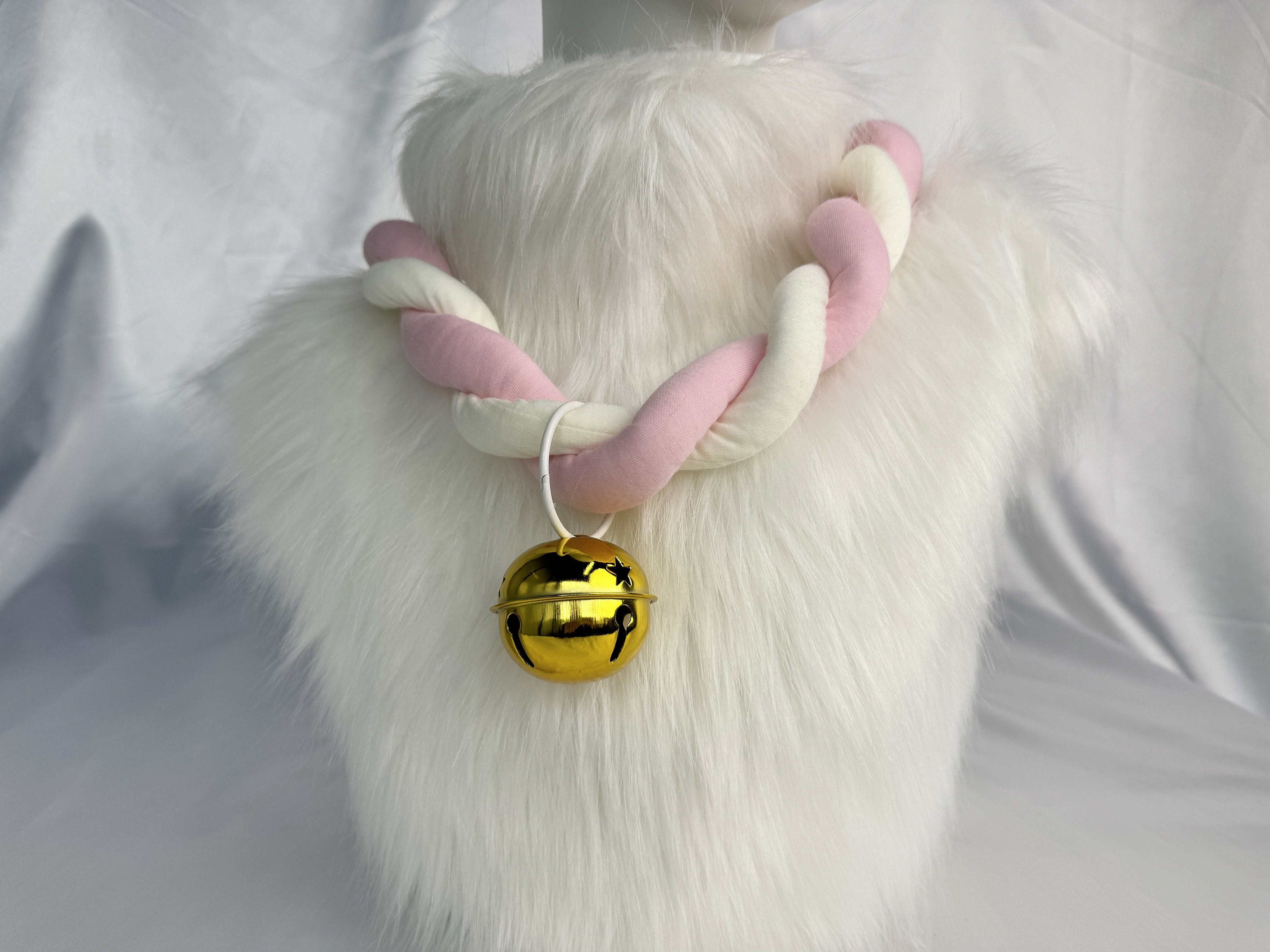 Custom Fursuit Collars With Bell, Furry Necklace, Fursona Choker, Cute ...