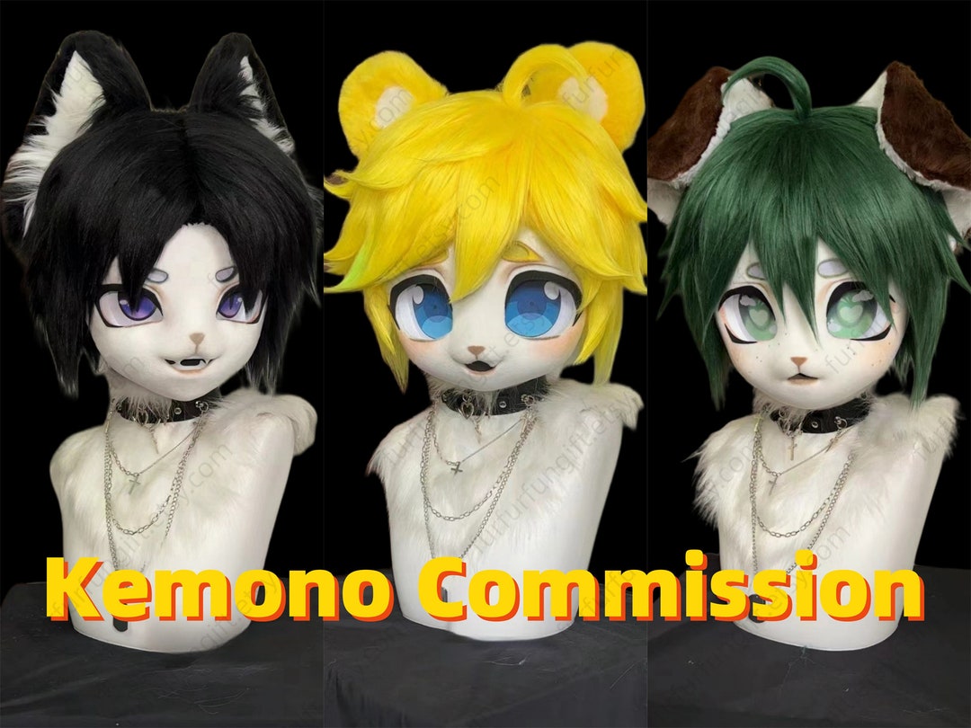 Cheap Fursuit Head Commission Opening, Premade Kemono Furry Mask ...
