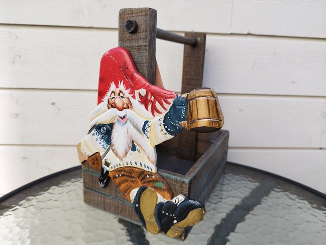 Lovely Norwegian Paul Bonner Christmas Gnome Nisse Wooden Tray Bebe ...