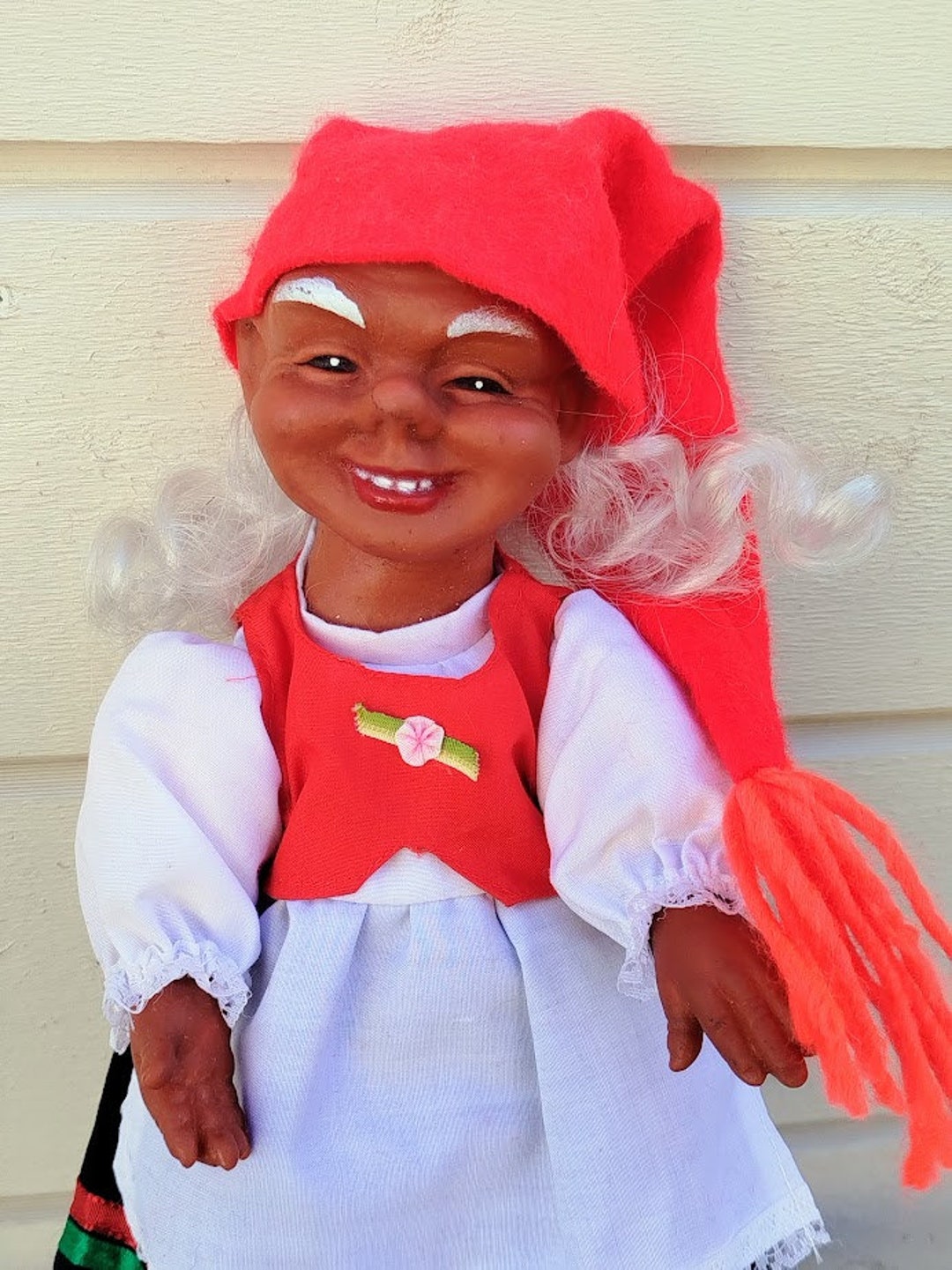 Lovely Nordic Nisse Tomte Girl Doll - Norwegian Swedish Scandinavian ...