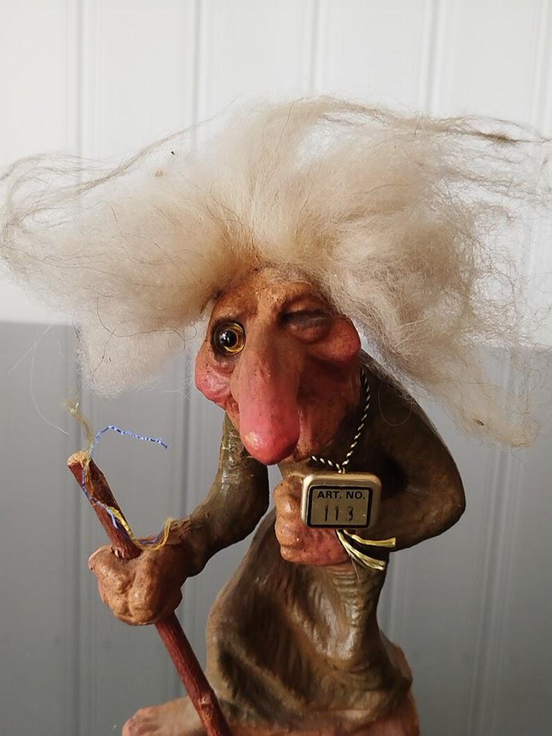 Discontinued Nyform Troll 113 Norway Norwegian Old Lady With Walking ...