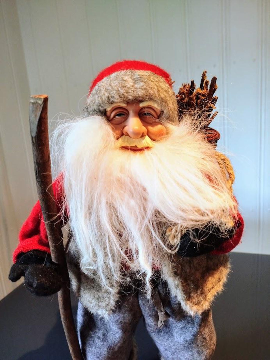Big Nordic 16 Santa Scandinavian Santa Tomte With Sack on His Back and ...