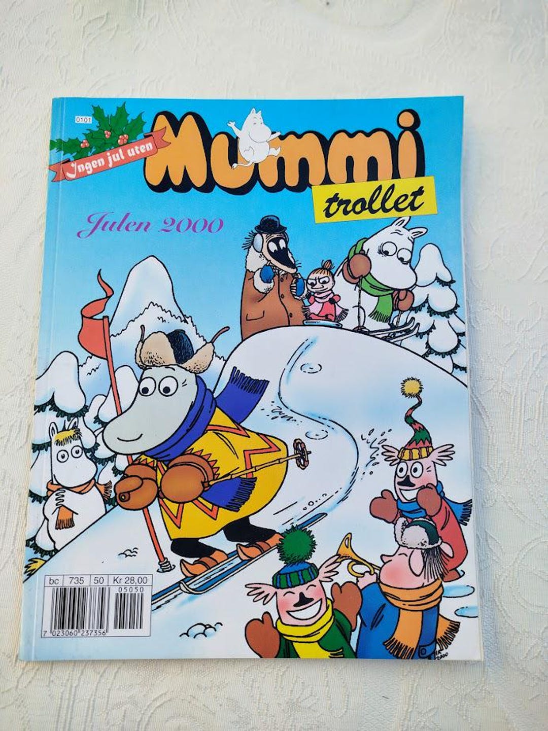 Vtg. Norwegian Moomin Comic Book - Christmas Edition 2000 - Norway Gift ...