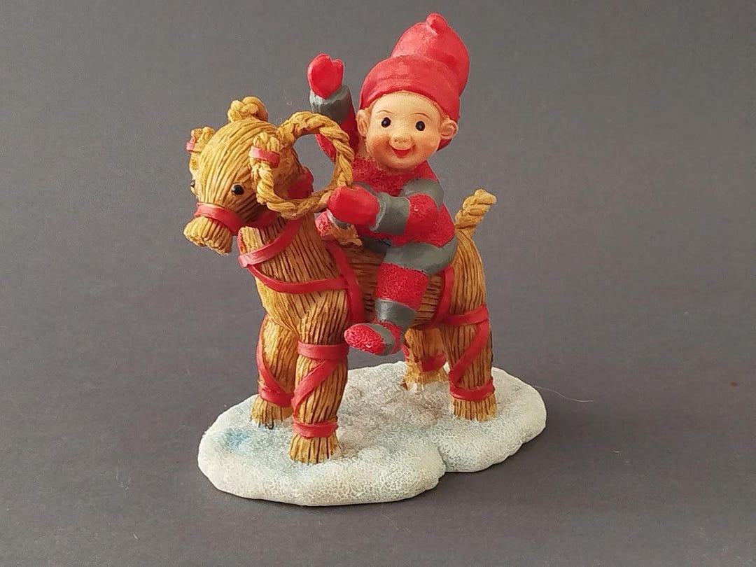 Danish Design Pobra Christmas Figurine – Scandinavian Nisse Elf on ...