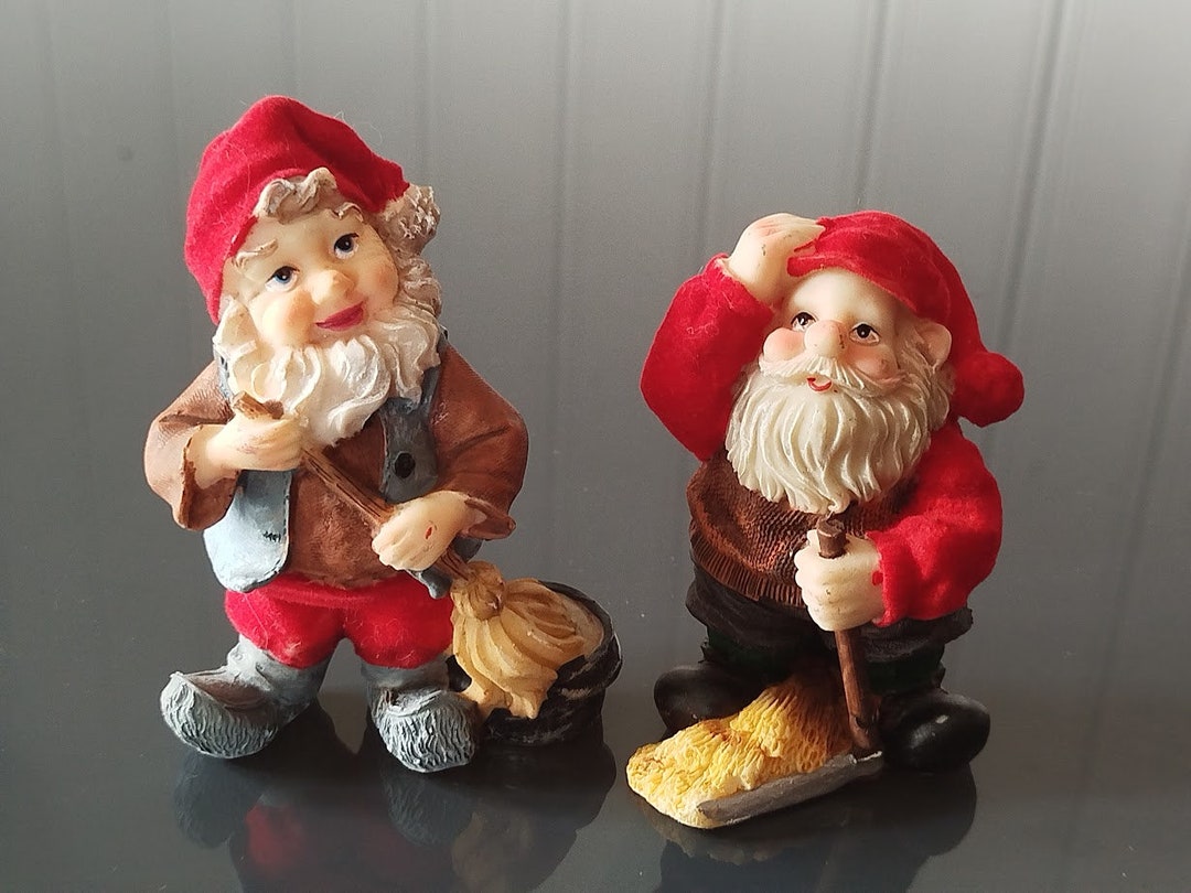 Norwegian Swedish Christmas Outdoor Gnomes Figurines - Scandinavian ...
