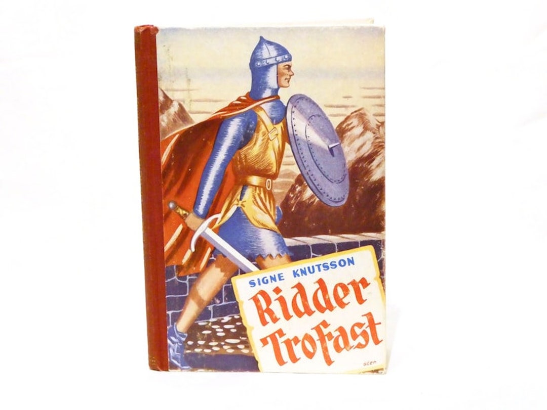 1950s Norwegian Book Ridder Trofast by Signe Knutsson Norsk Book - Etsy