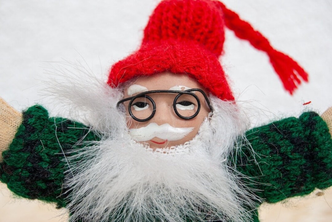 Cute Scandinavian Elf Gnome Christmas Tree Ornament - Norway Denmark ...