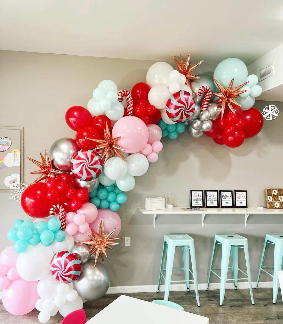 Holly Jolly Balloons- Holiday Balloons- Merry Christmas Balloons ...