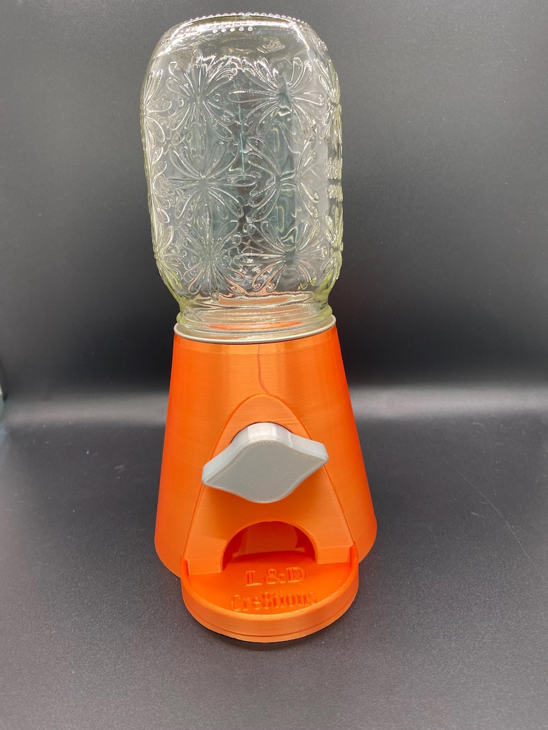 3D Printed Candy Dispenser for Mason Jar. - Etsy