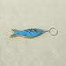 Handcrafted Wooden Fish Key Holder: Upcycled Boat Wood With Metal ...