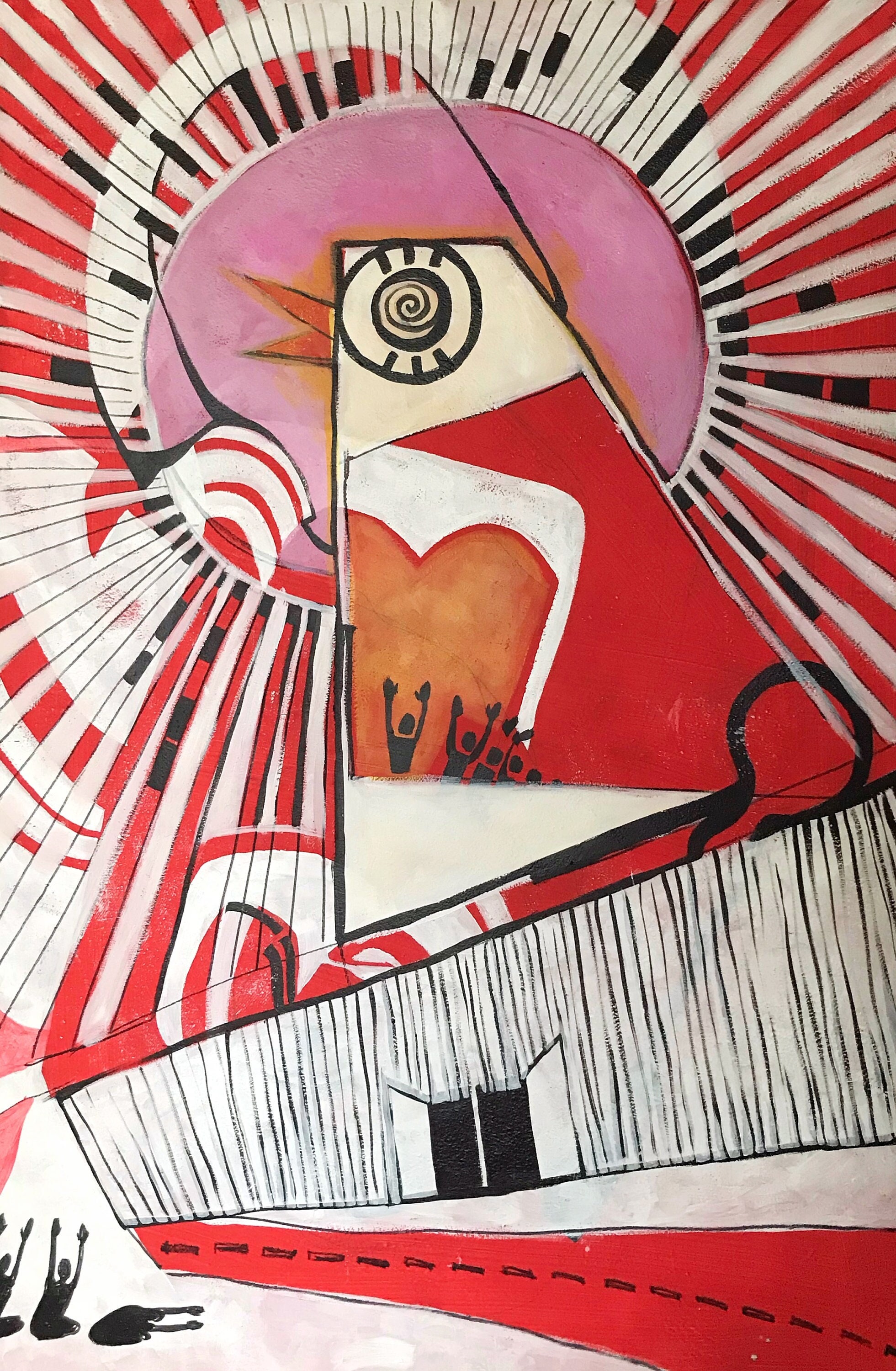 Marietta Georgia Big Chicken Art Print: Abstract Pop Art - Etsy