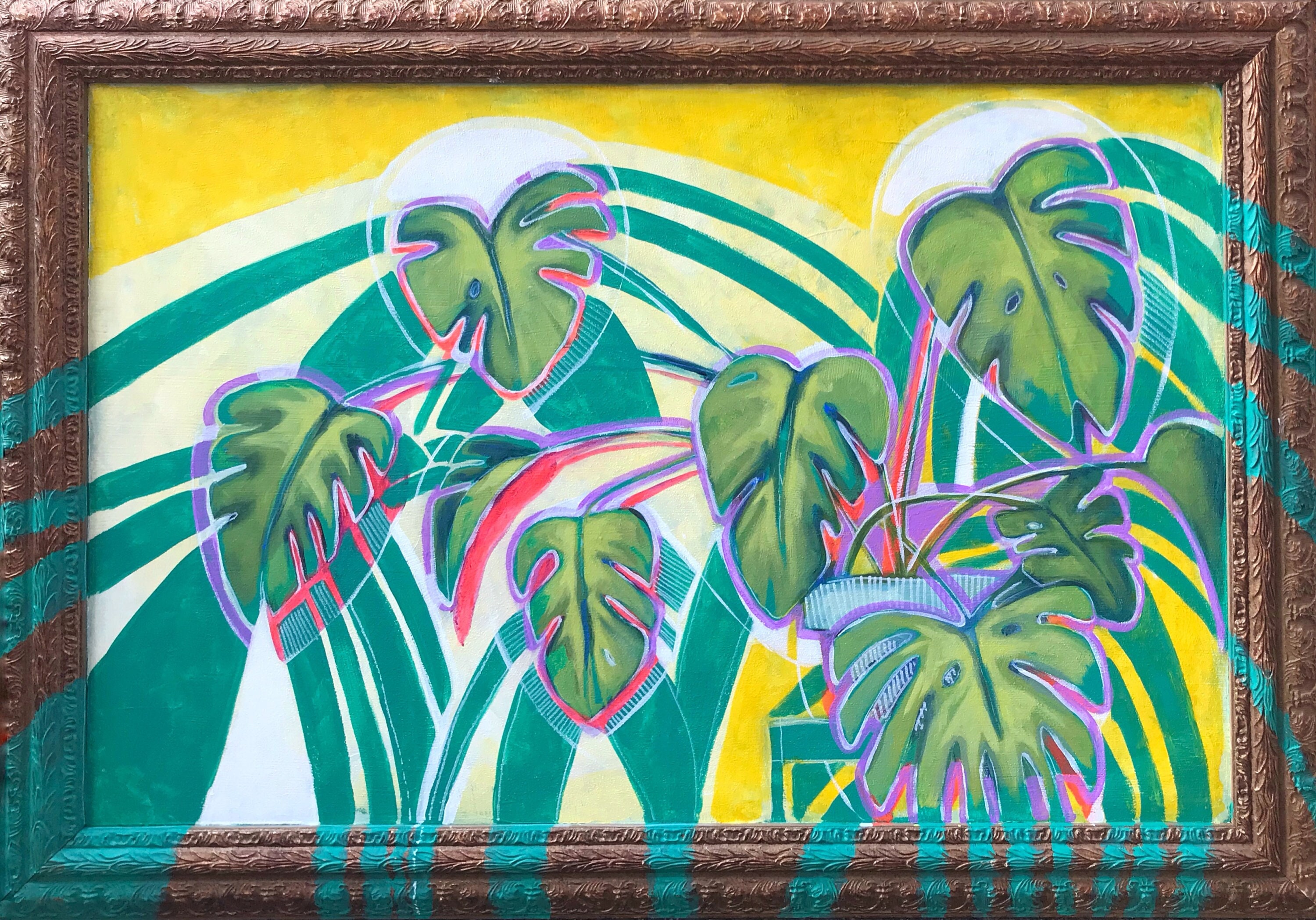 Monstera Plant Art Print, Plant Art, Monstera Art, Botanical Art ...