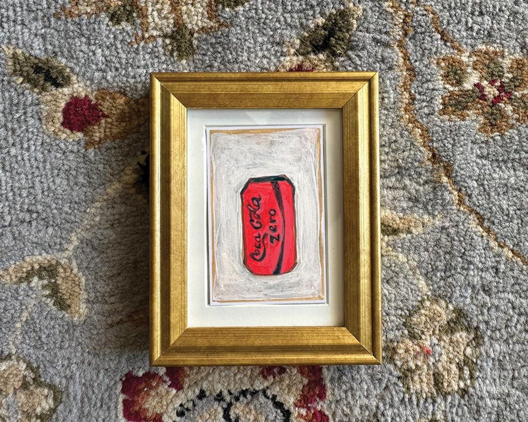 Coke Zero Art Print, Coke Zero Painting, Coke Zero, Coca Cola Painting ...