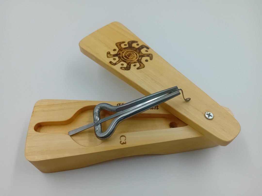 Kyrgyz Jaw Harp (ooz-komuz) - Ultra-high, With a Massive Body. Keys: C3 ...