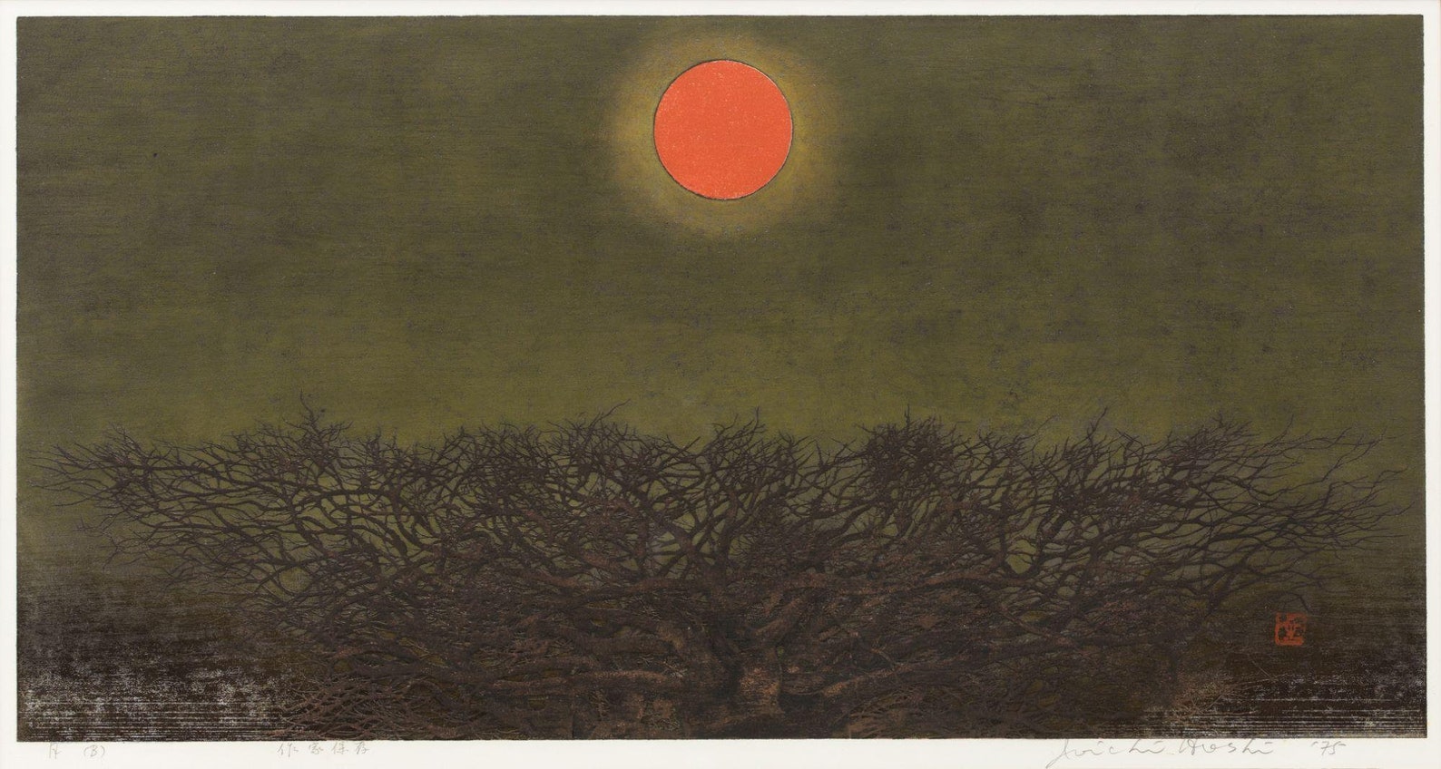 Hoshi Joichi Original Wood Block Print - Etsy