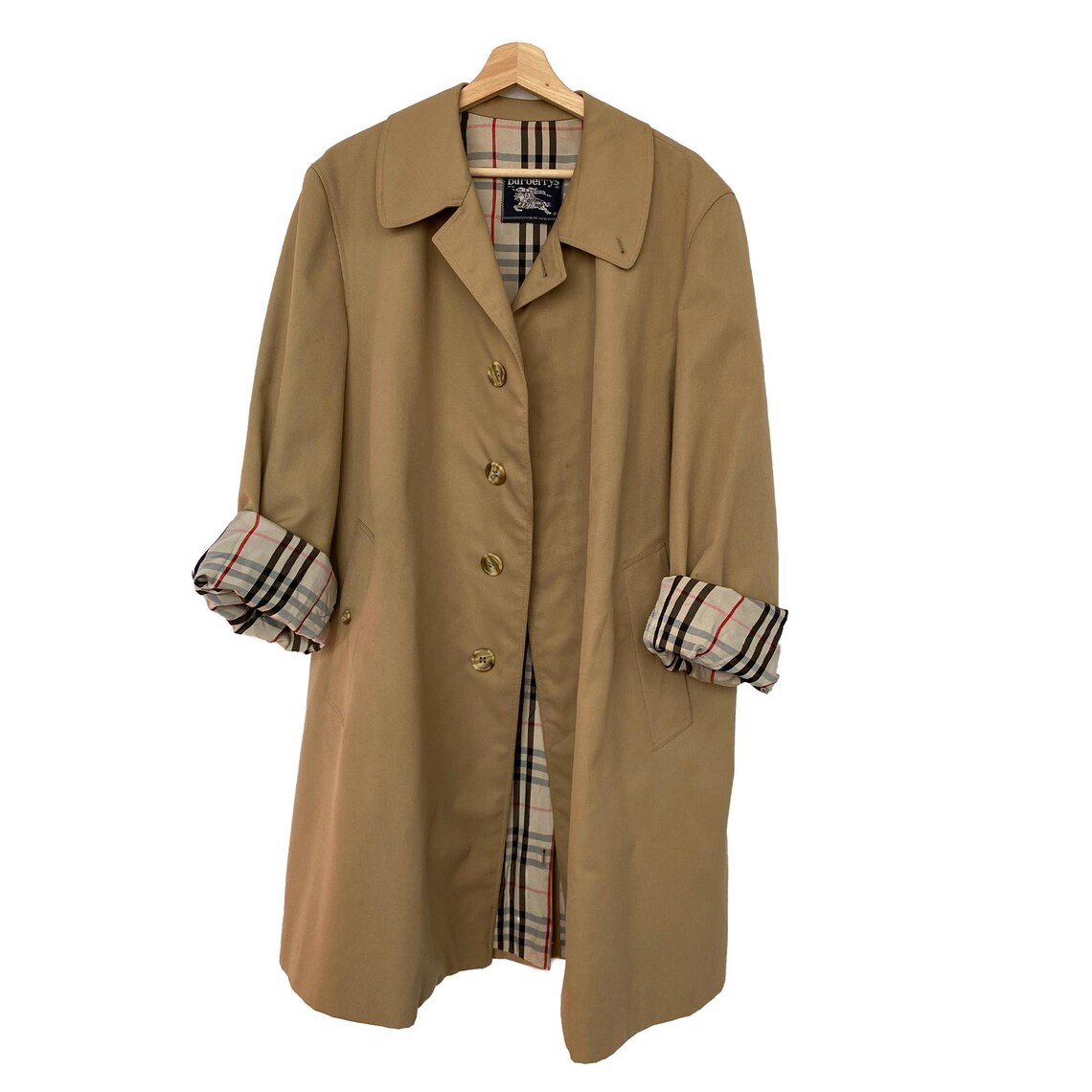 Burberry Vintage Oversized Unisex Trench Coat. Vintage Beige Trench Coat, Size L. Burberry Gifts ...