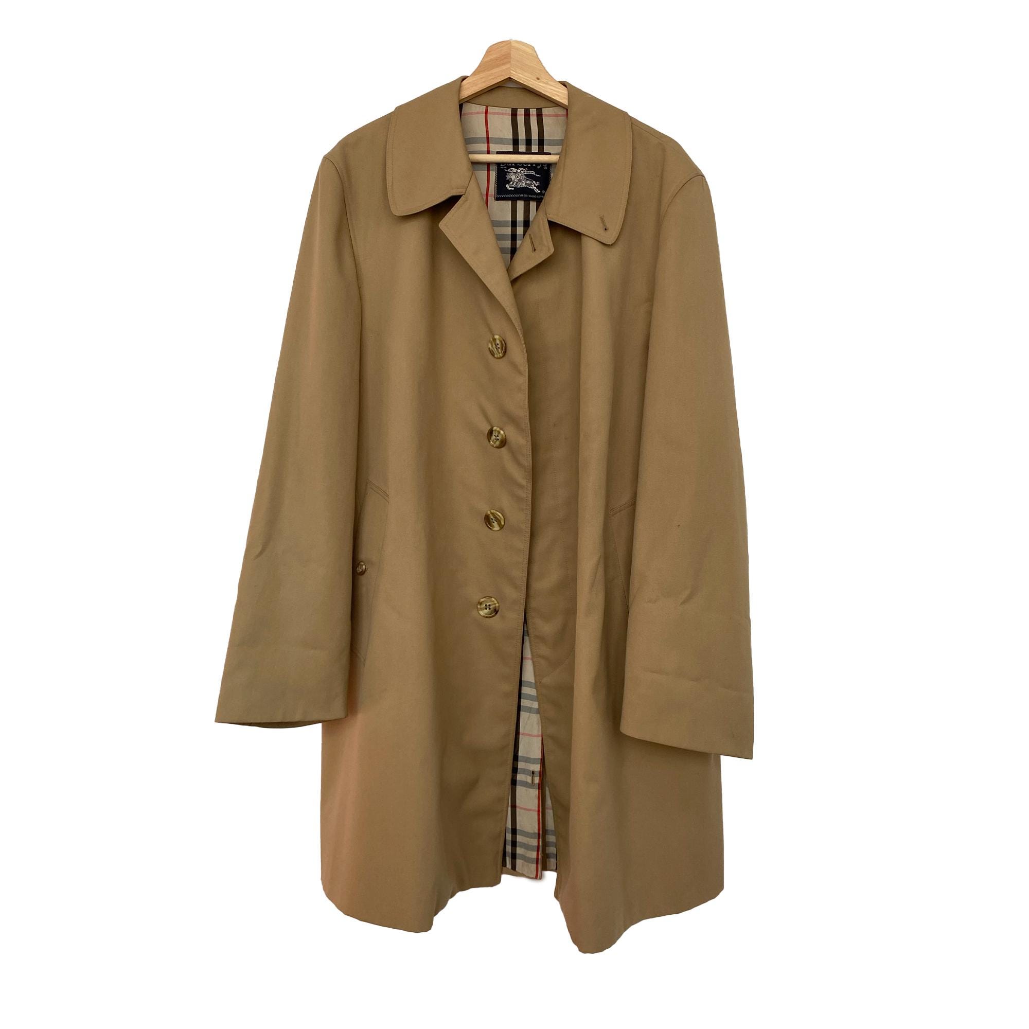 Burberry Vintage Oversized Unisex Trench Coat. Vintage Beige Trench Coat, Size L. Burberry Gifts ...