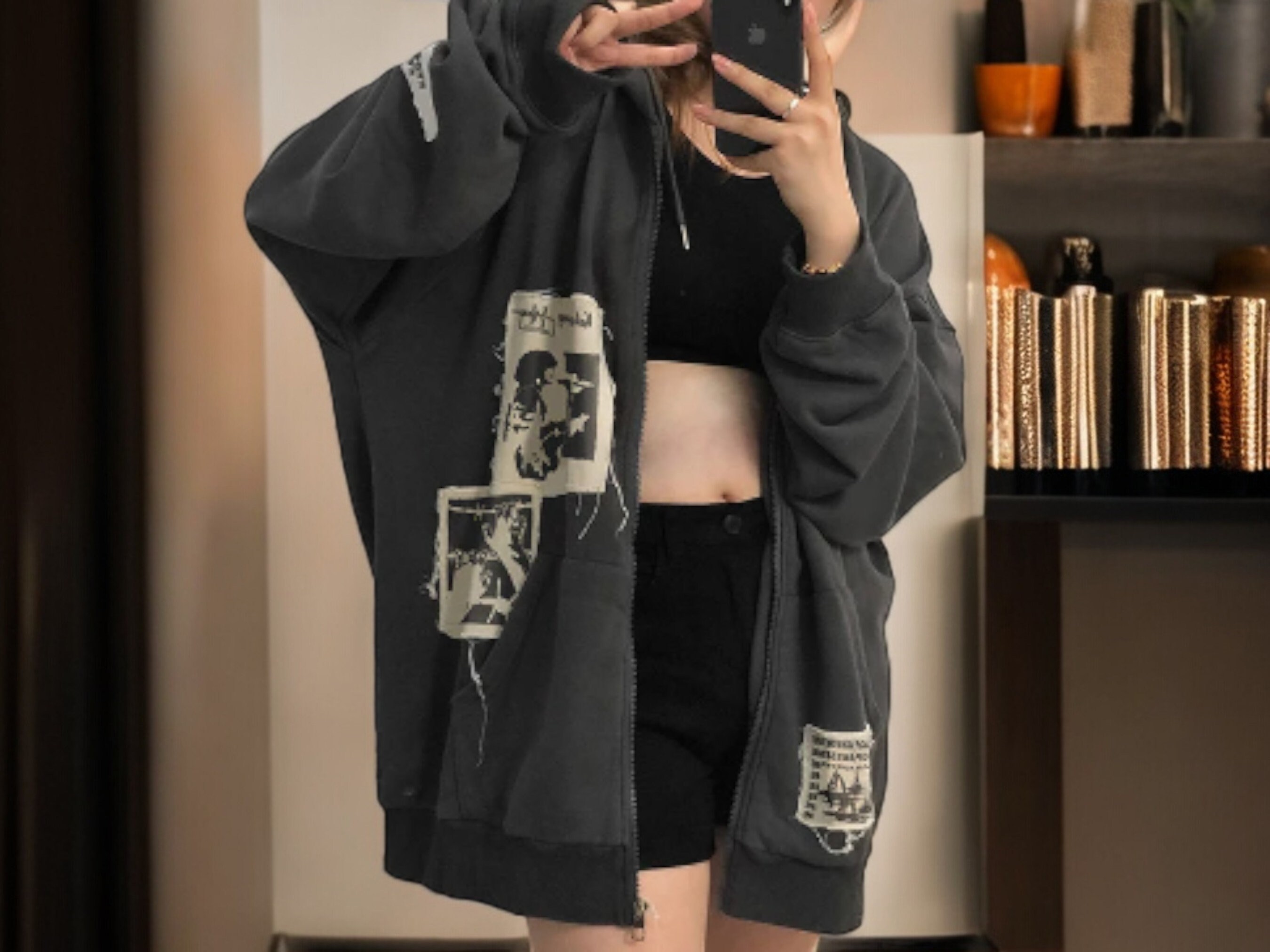 Women's Zip up Sweatshirts Fashionable Long Sleeve Hoodies Stylish ...