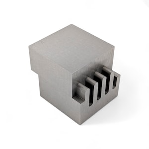 Wire EDM Puzzle Cube: Stainless Steel Fidget Toy - Desk Art - Etsy