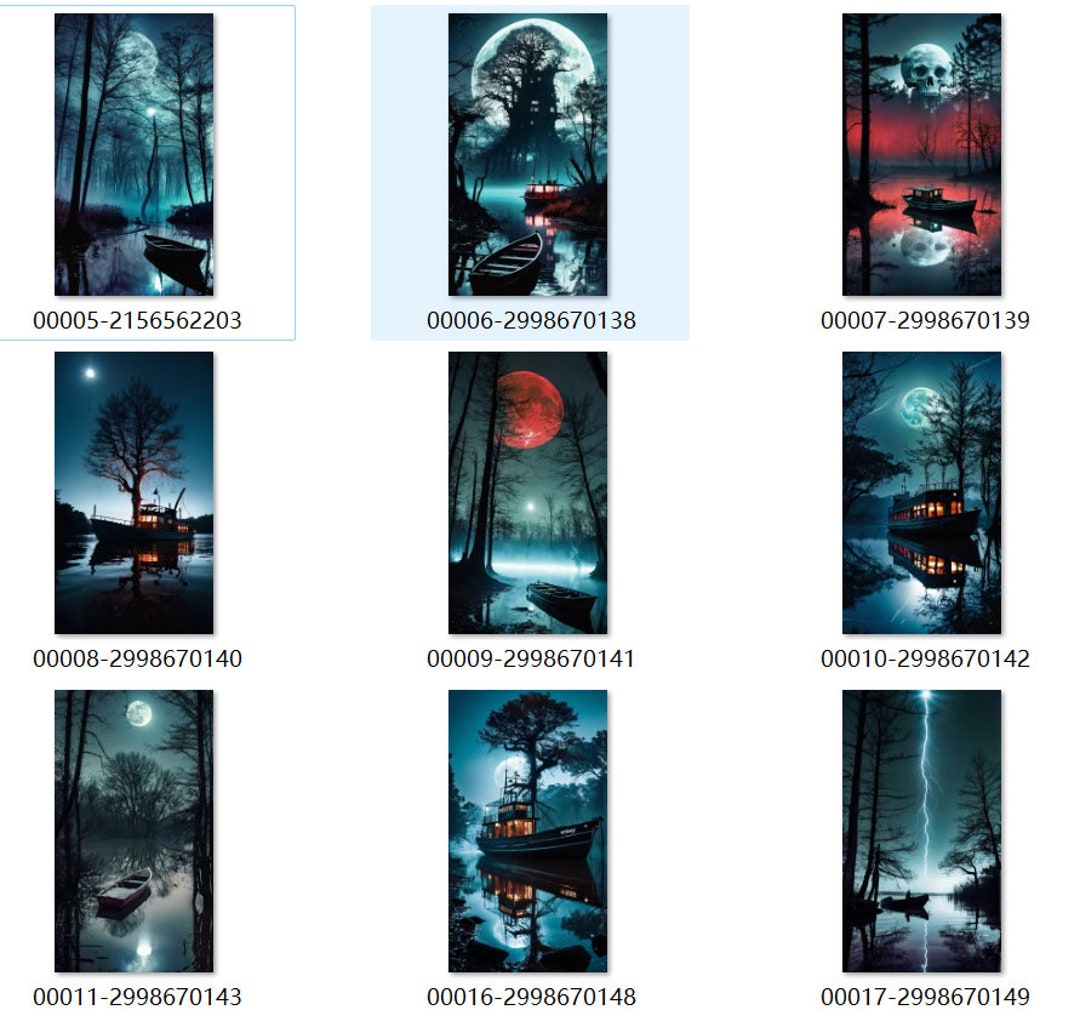 4k-tiff-moonlit Mystique: Enchanting Landscape Collection - Etsy