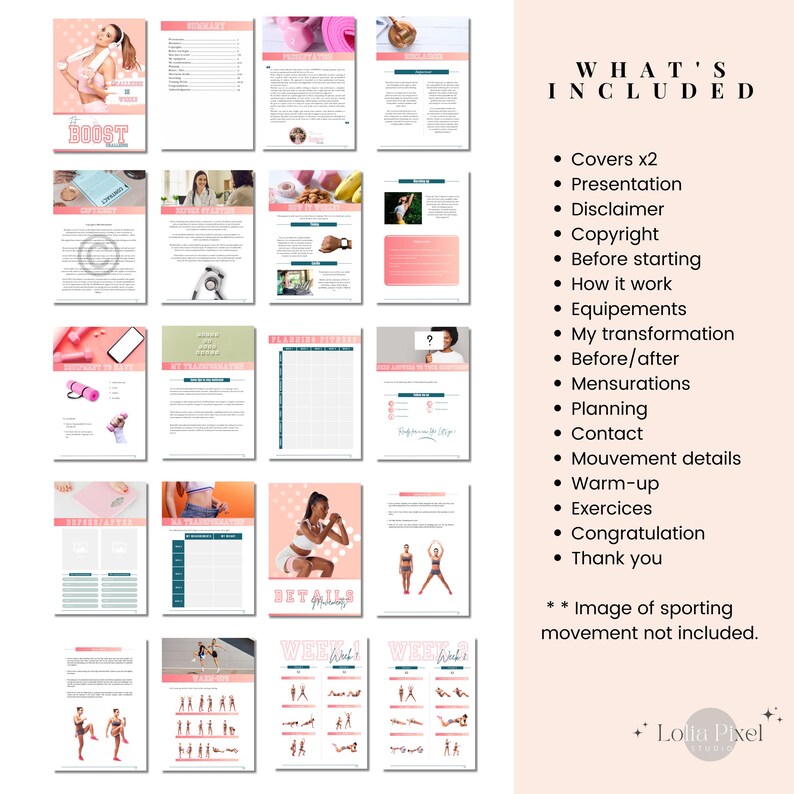 Fitness Ebook Template | Personal Training Workout | Fitness Coach ...